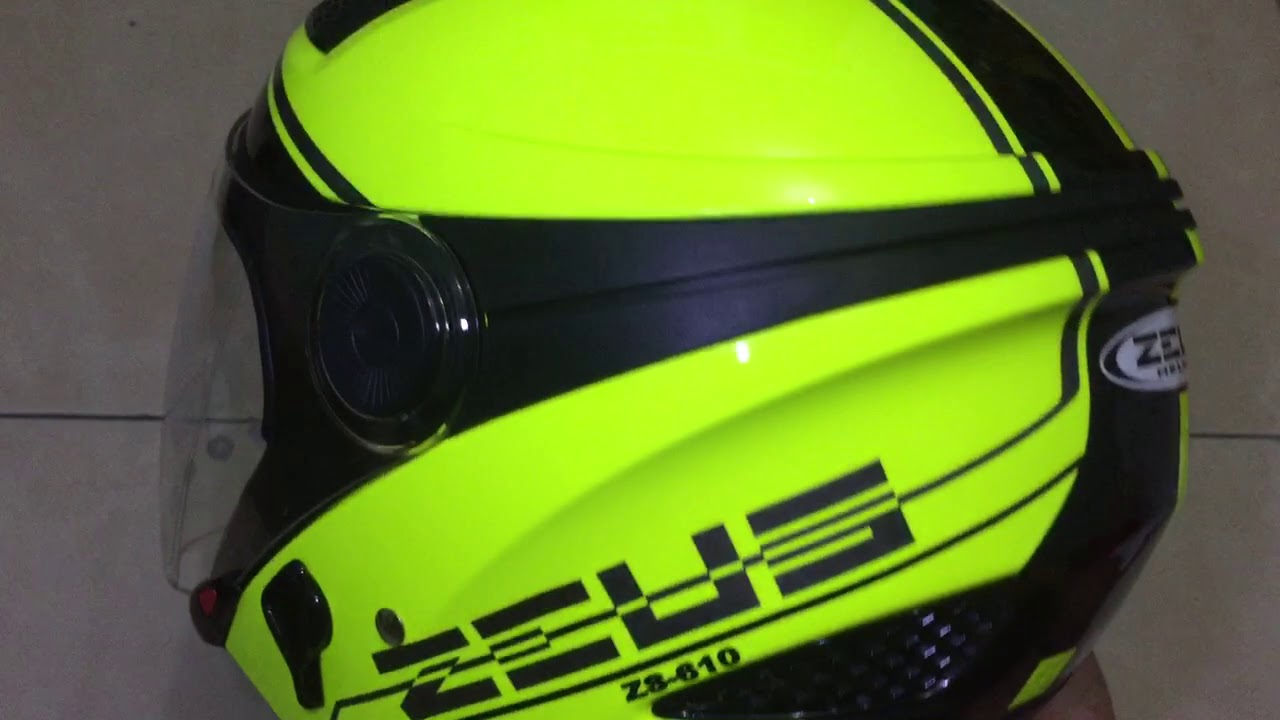 Helm Zeus ZS-610 Review Singkat - YouTube