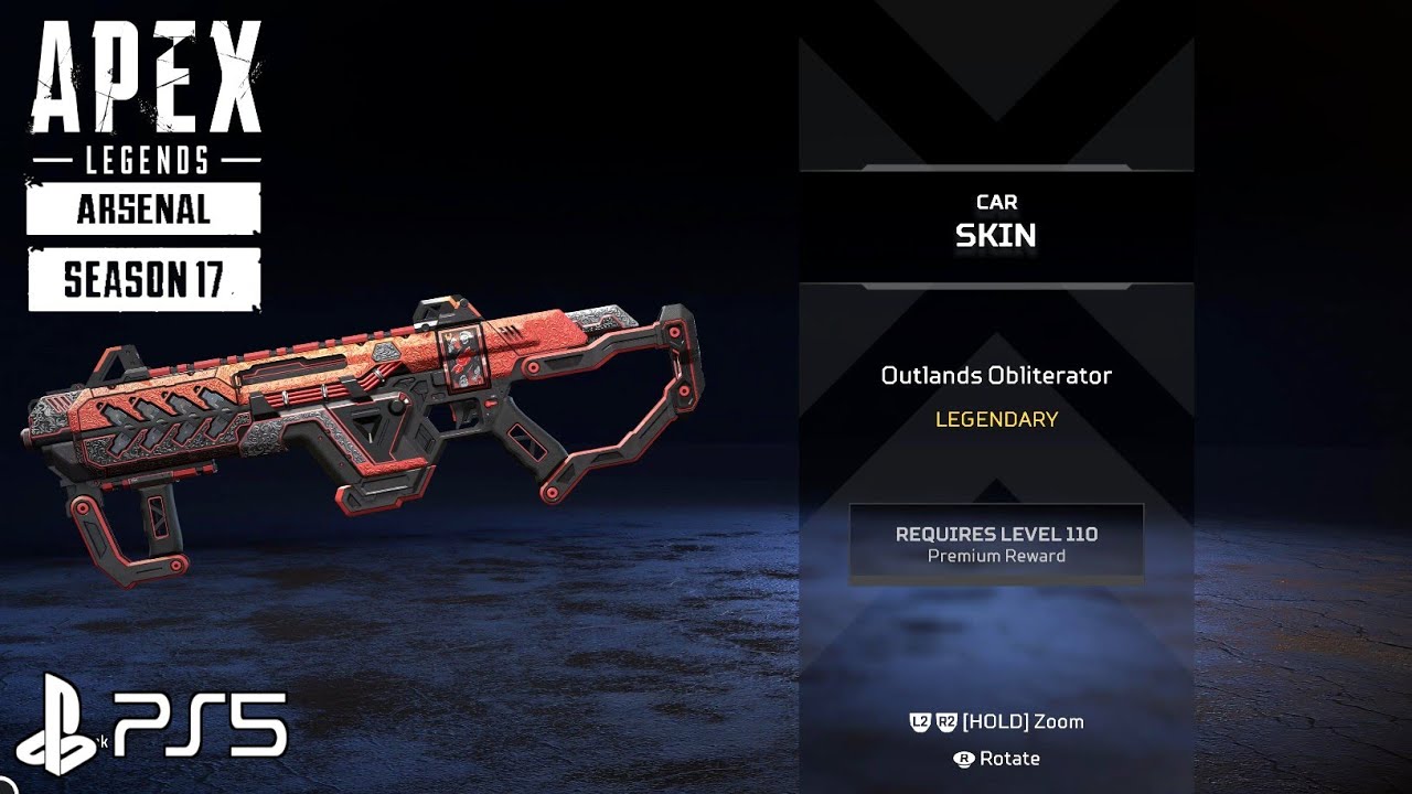 CAR Outlands Obliterator Skin APEX LEGENDS Outlands Obliterator Skin ...