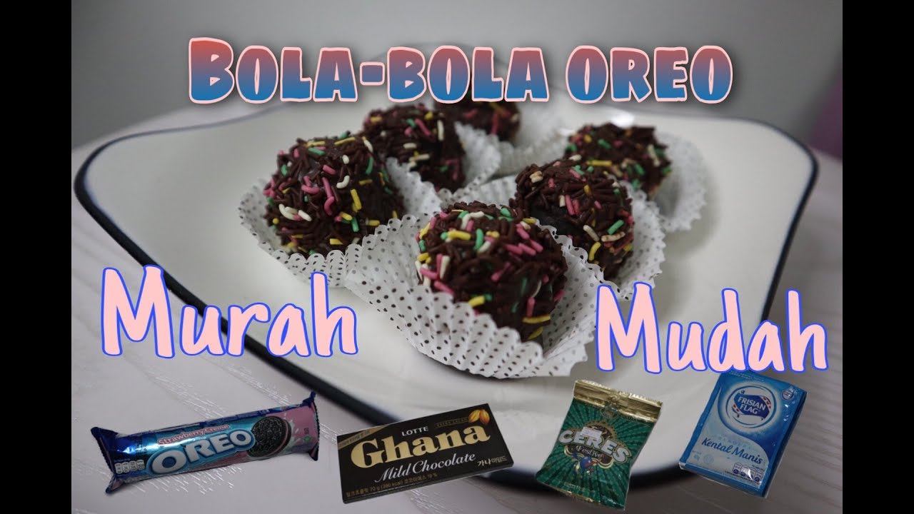 Cara Bikin Bola-bola Oreo Dijamin Enak Mudah Dan Murah - YouTube