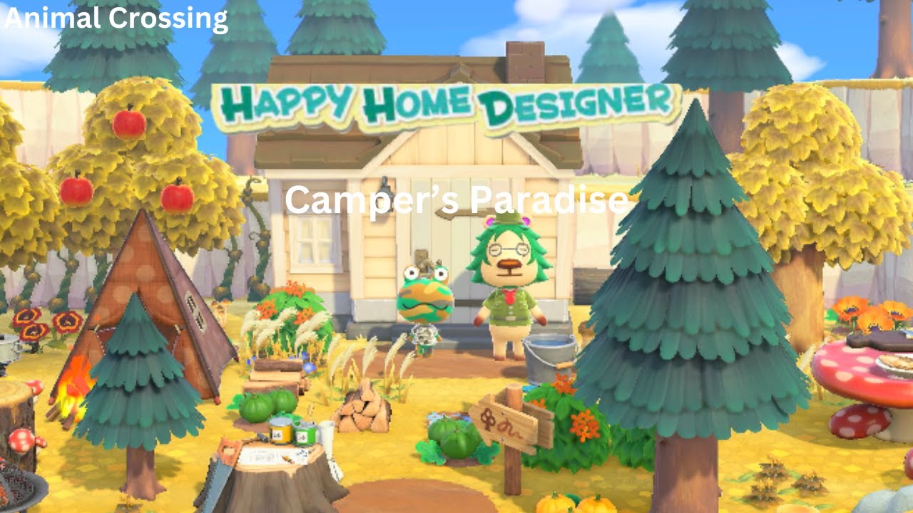 Camper's Paradise For Leopold and Camofrog! Animal Crossing New ...