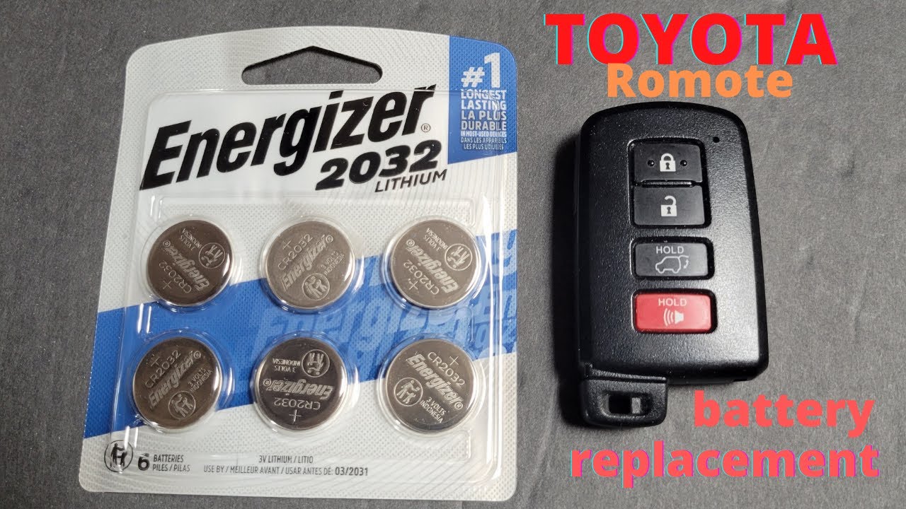 How To Change/Replace Toyota RAV4 Key FOB Remote Keyless Battery - YouTube