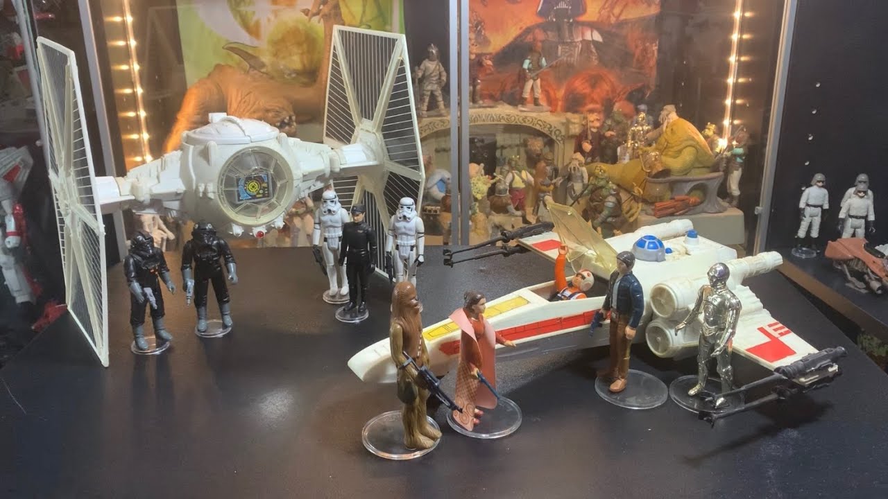 X-Wing and TIE Fighter Kenner Star Wars Vintage Toy & Action Figure ...