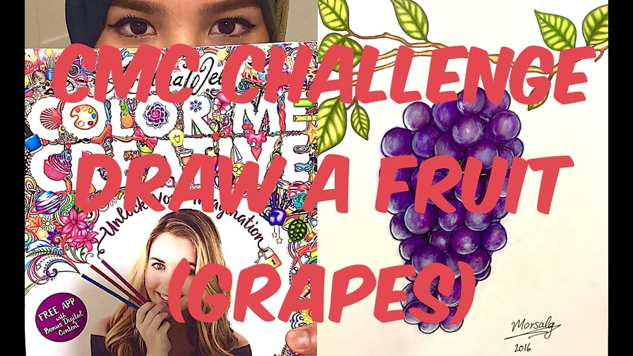 Color Me Creative Challenge: Drawing Grapes - YouTube