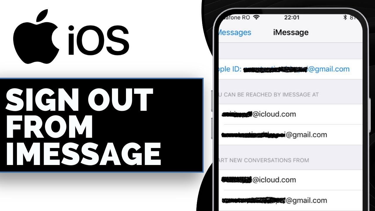 How to Sign Out of iMessage on iPhone or iPad (2024) - YouTube