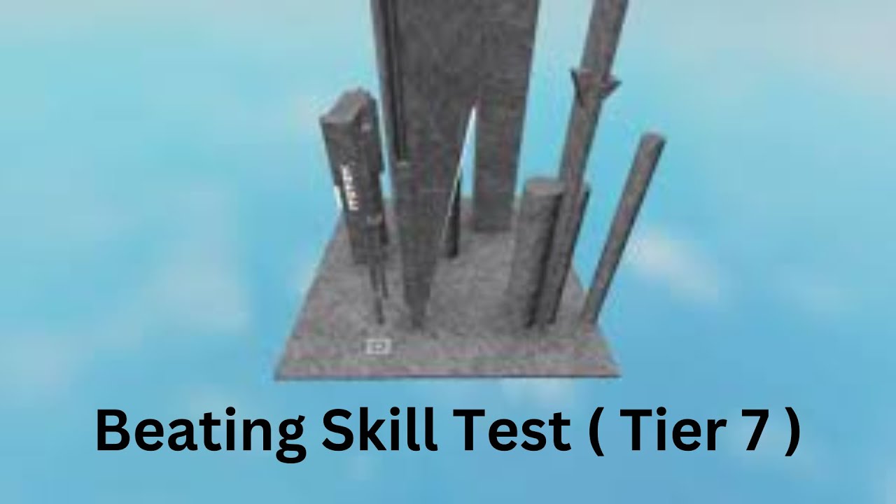 Beating Skill Test Obby ( Tier 7 ) - YouTube
