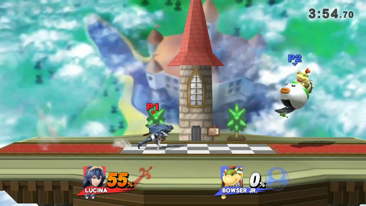 Lucina vs. Bowser Jr. For Glory Smash 4 - YouTube