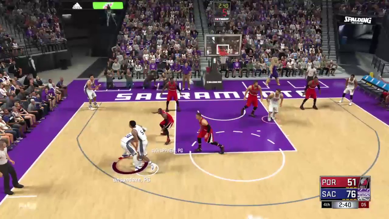 NBA 2k MyLeague Season 2: Blazers vs Kings - YouTube