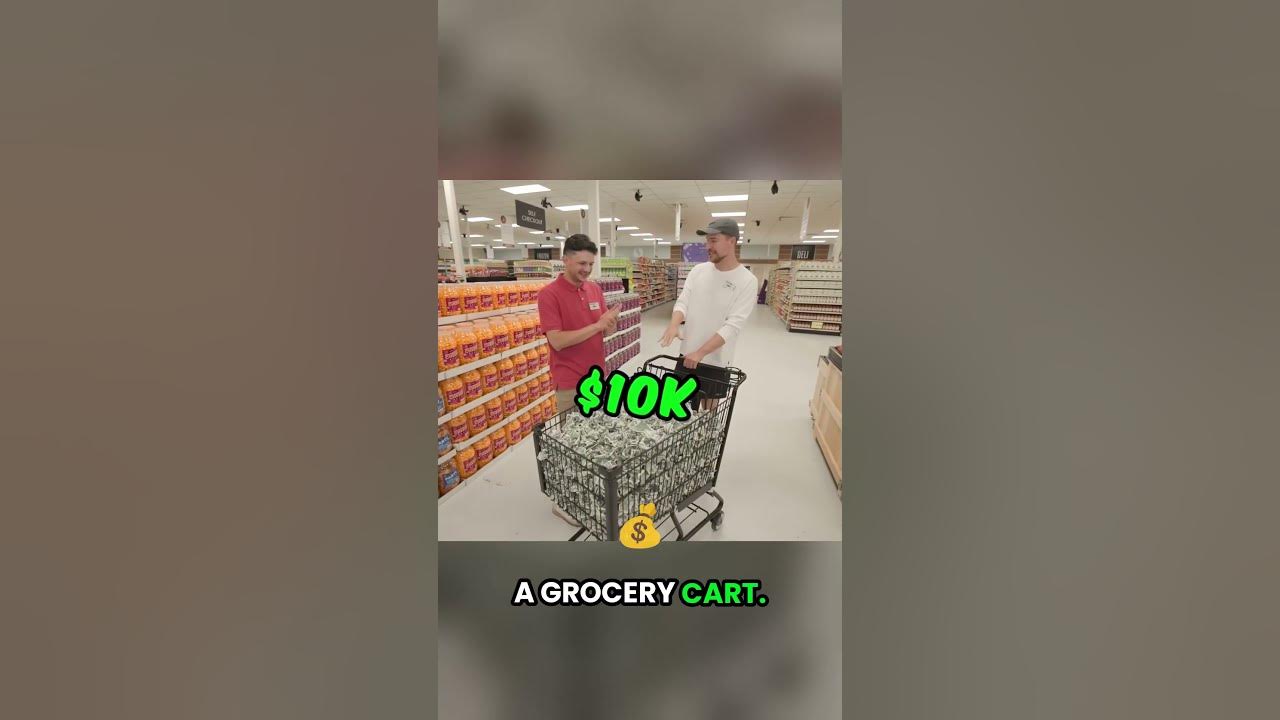 the grocery store challenge begins - YouTube