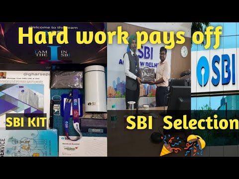 SBI JA 2025 Welcome Kit ️ | SBI JA selection | sbi joining | sbi Ja ...