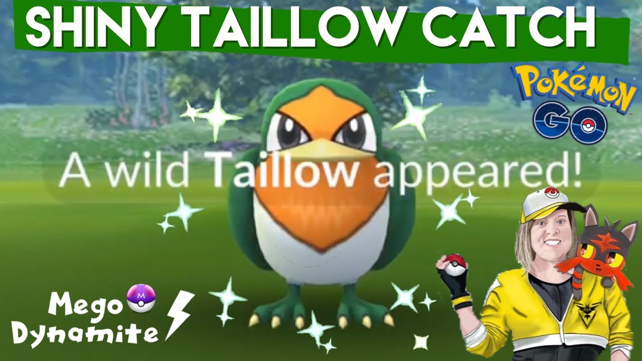 SHINY TAILLOW CAUGHT in POKÉMON GO - YouTube