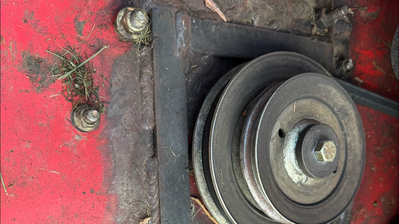 Successful Gravely Mower Deck welding repair results after a mowing ...