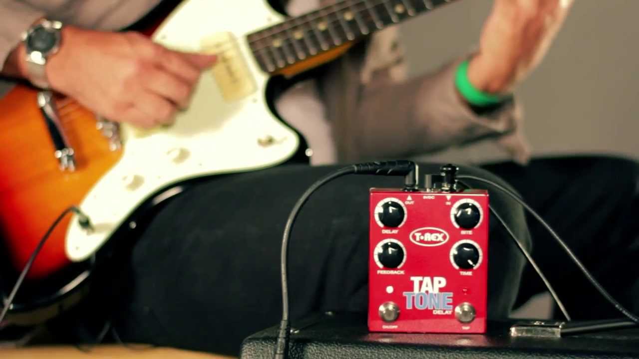 T-Rex Engineering Tap Tone Delay Effects Pedal Demo - YouTube