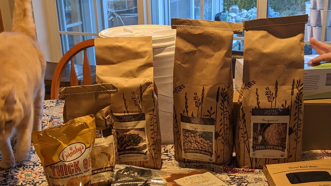 Azure Standard haul kitties and green stalks - YouTube