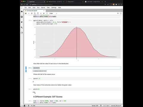 pnorm, qnorm, and dnorm in R - YouTube