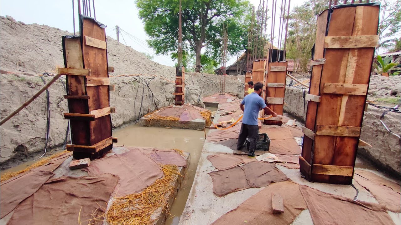 II COLUMN CURING PROCESS II #shorts #short #video #video #viral # ...