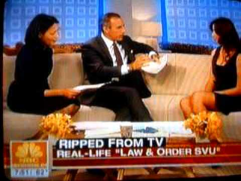 Justine Faeth Real-Life L&O-SVU Hero on Today Show - Sep '09