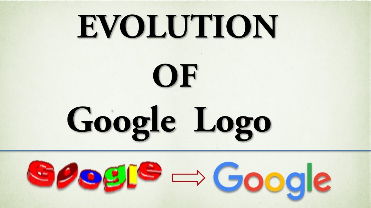 Evolution Of Google Logo (1997 - 2019) - YouTube