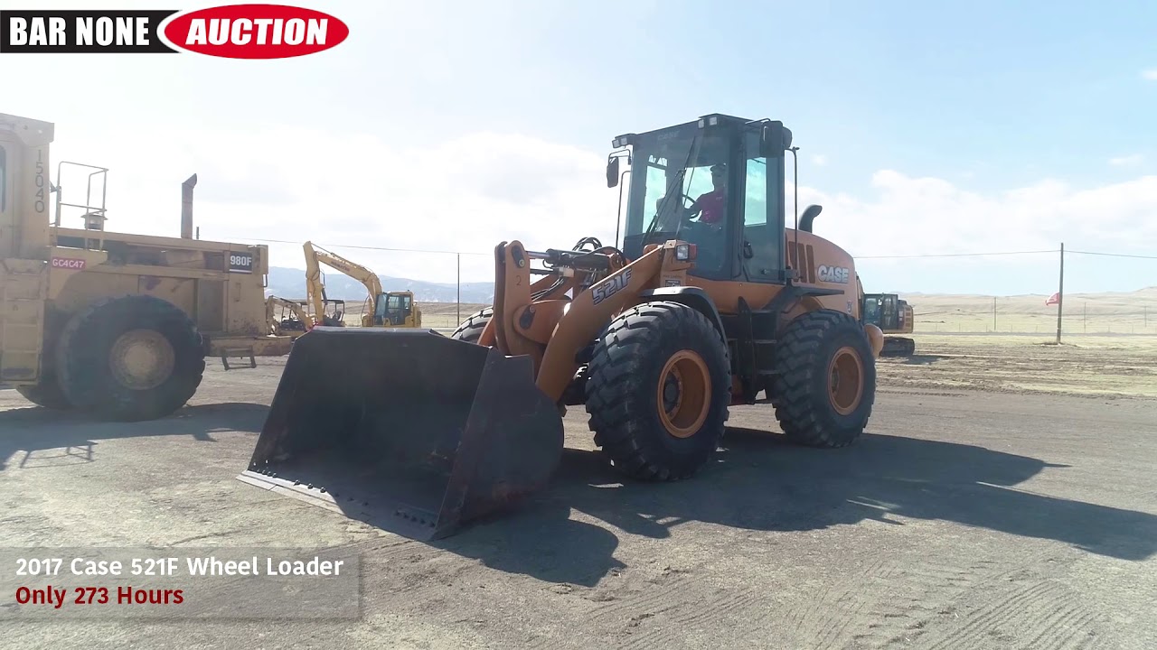 2017 Case 521F Wheel Loader - YouTube