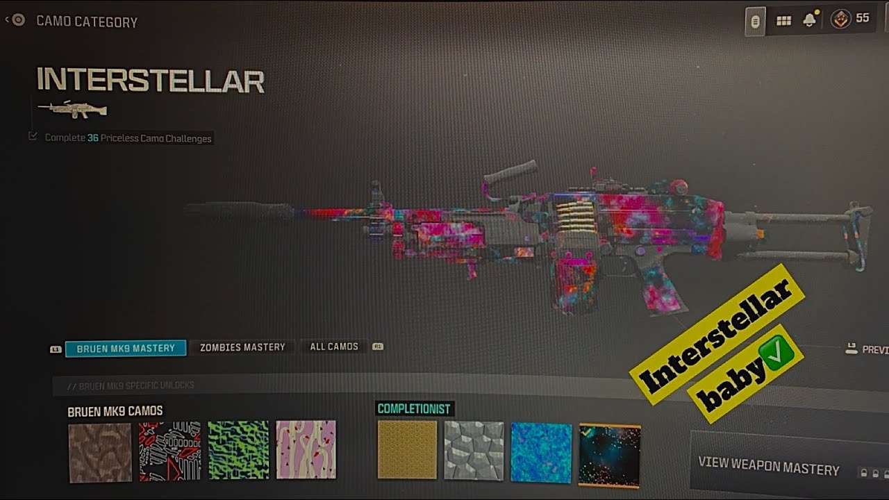 MW3 - INTERSTELLAR CAMO (Montage) - YouTube