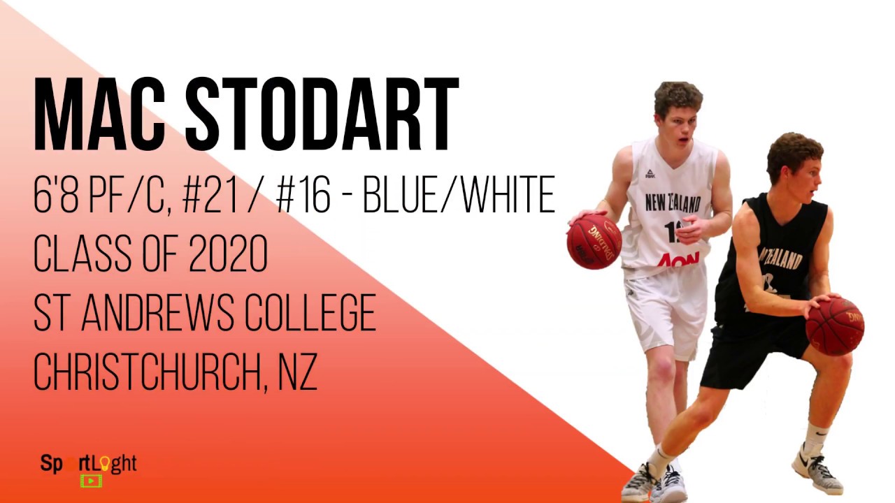 Mac Stodart - 6'8- Forward - Class of 2020 - YouTube
