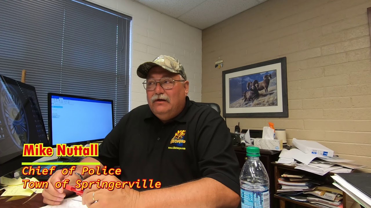 Interview with Springerville Chief of Police Mike Nuttall - YouTube