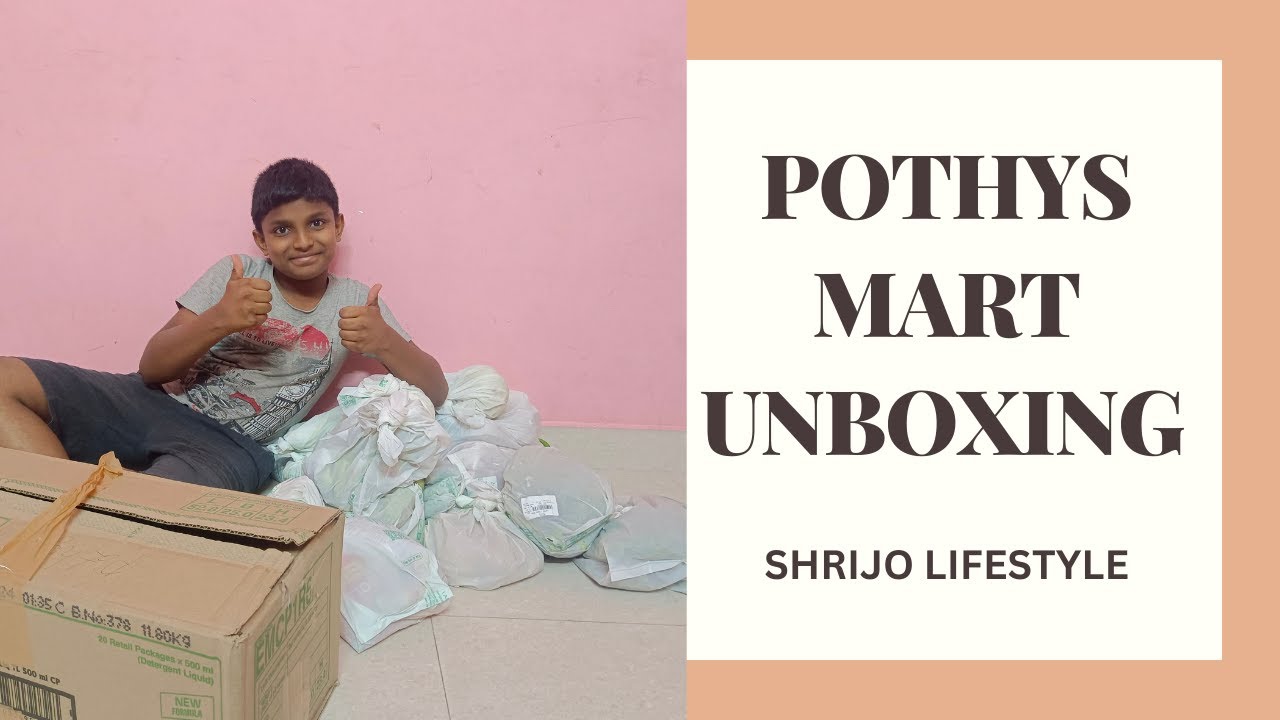 Pothys Mart Order Unboxing #shrijolifestyle #pothysgroceries # ...