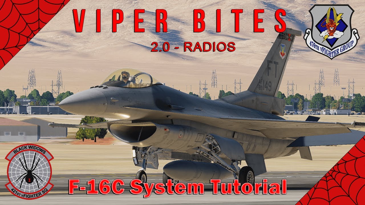 [DCS] F-16 "Viper Bites" Learning the Radio systems in the F-16C. - YouTube