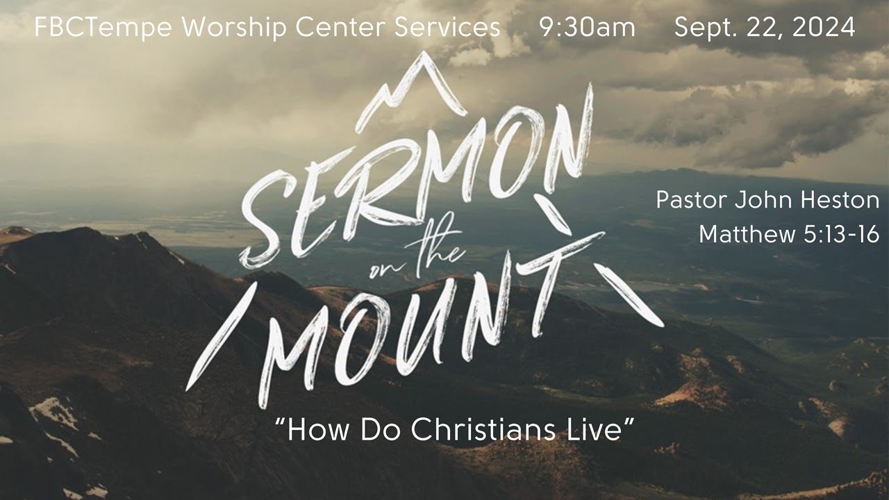 Sermon on the Mount – – “Response to the Blessed Life... | Pastor ...