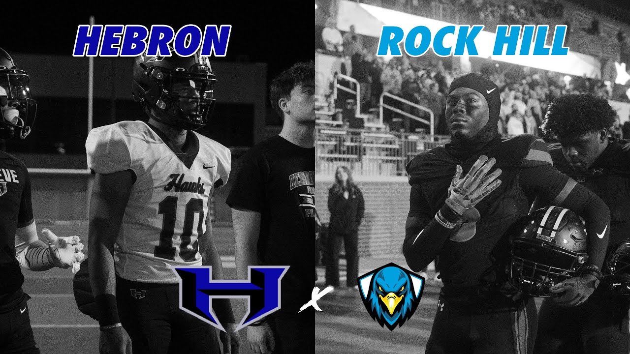 1st ROUND 6A DII DFW MATCH-UP Hebron vs Rock Hill 2024 Texas High ...