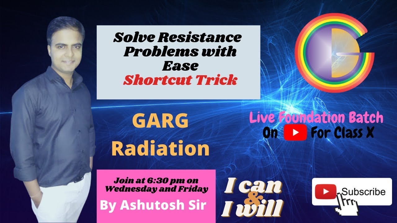 Class 10 Foundation Physics lecture 5 Resistance Related Problems - YouTube