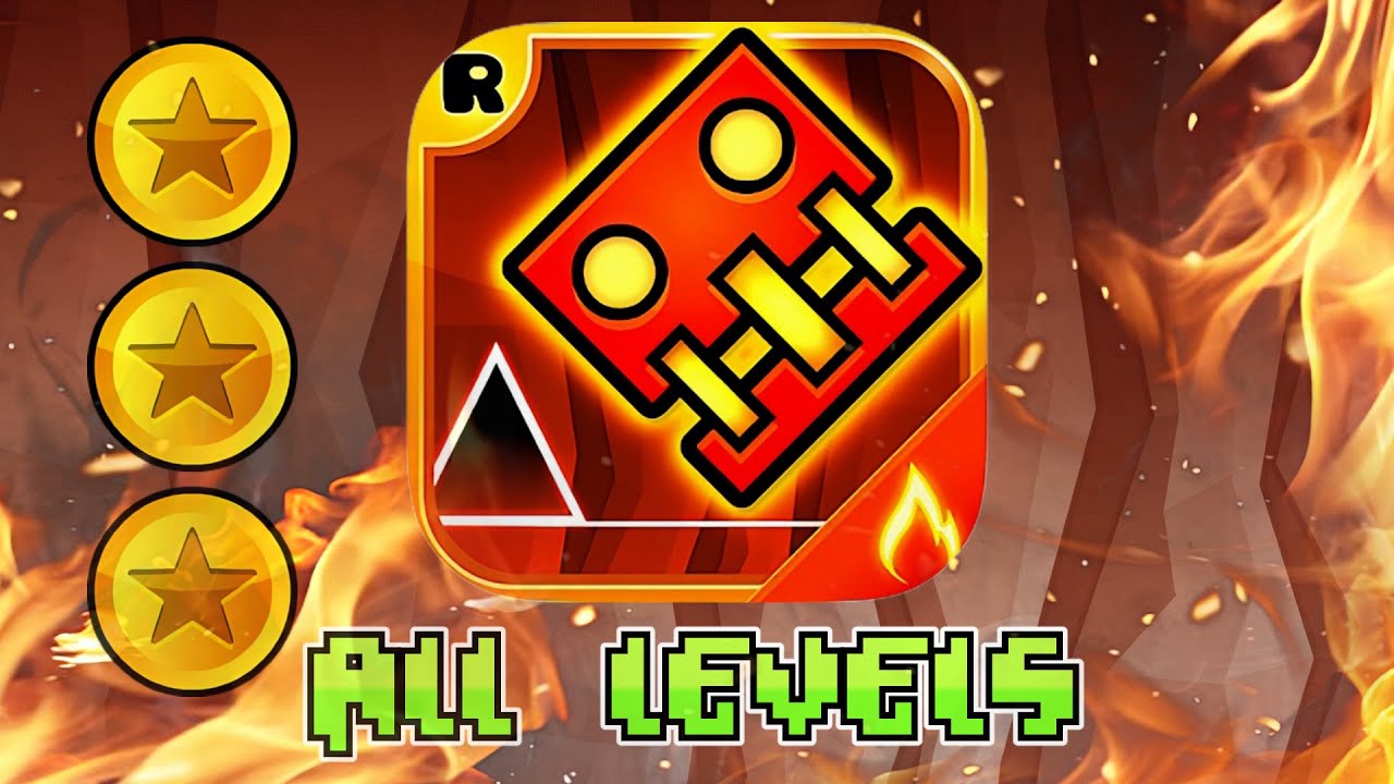 Geometry Dash Meltdown 2.2 ALL SECRET COINS - All Levels 1-3 [100% ...