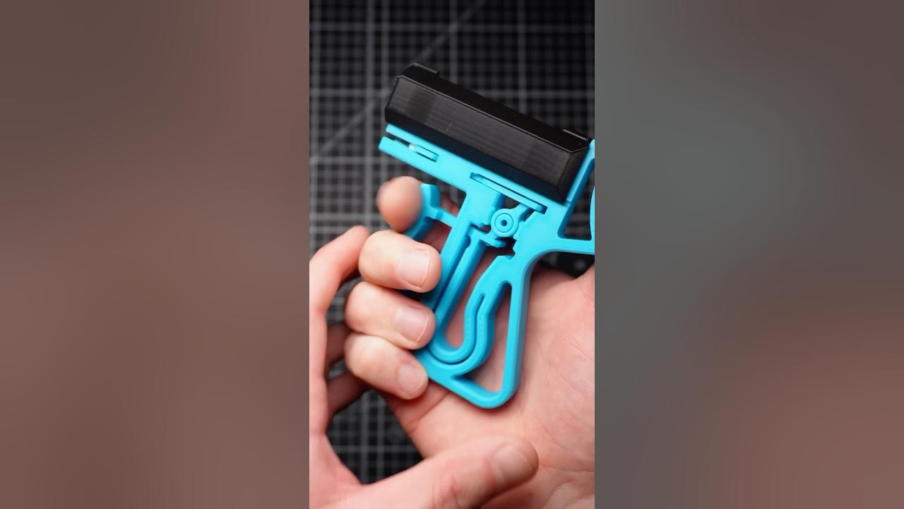 3D printed BB Gun with high capacity - YouTube