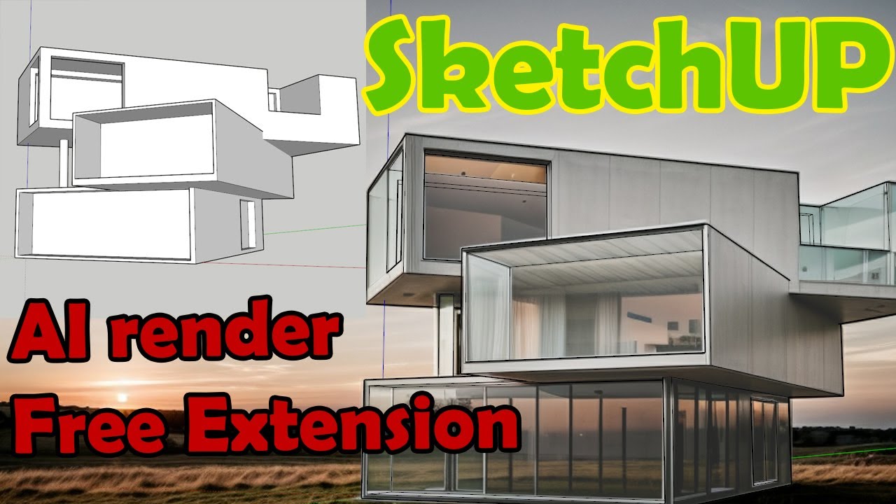 Stable Diffusion extension running directly in Sketchup - YouTube