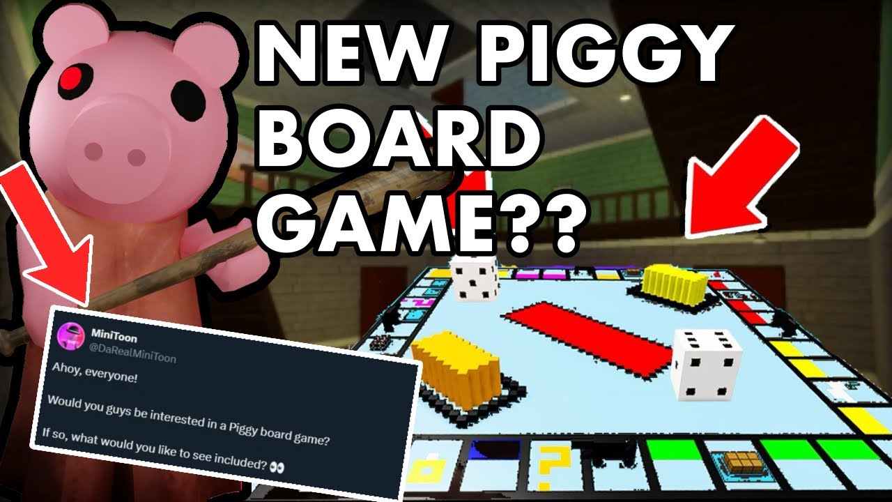Minitoon just ANNOUNCED NEW PIGGY BOARD GAME? (Piggy) 🐷 - YouTube