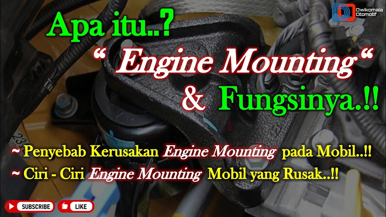 Apa itu Engine Mounting pada Mobil..!! | Ciri - Ciri Engine Mounting ...