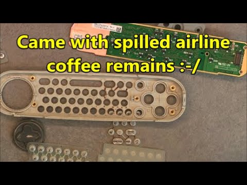 Boeing IFE wired controller teardown - YouTube