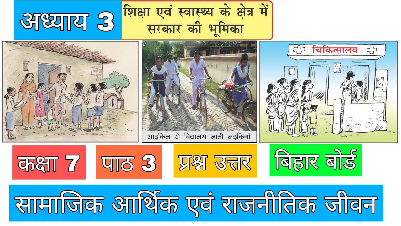 Class 7 Civics Samajik Aarthik Evam Rajnitik Jeevan Chapter 3 Question ...