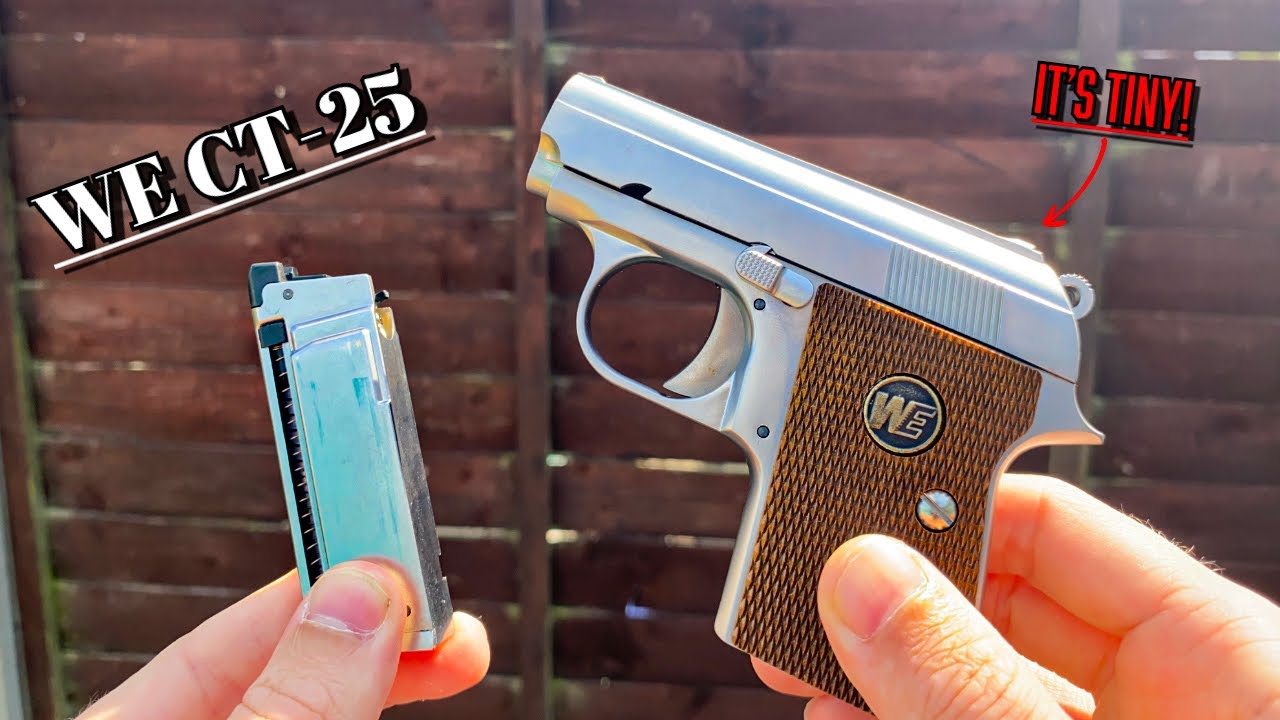 New Gun Day! WE CT-25 (Colt Junior) Airsoft - First Impressions | IT'S TINY! - YouTube