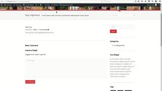 Full Estate Sidebar Setting