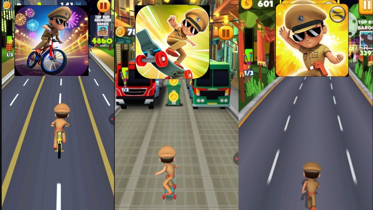 Little Singham Cycle Race 🆚 Little Singham Super Skater 🆚 Little ...