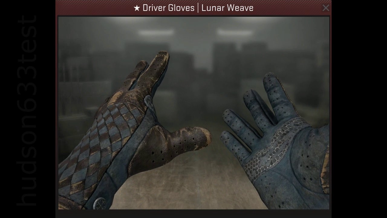 BS Driver Gloves Lunar Weave CSGO - YouTube