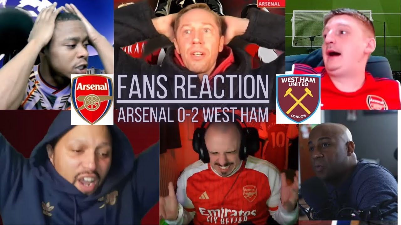 ARSENAL FANS FURIOUS REACTION TO ARSENAL 0-2 WEST HAM | HOME LOSS - YouTube
