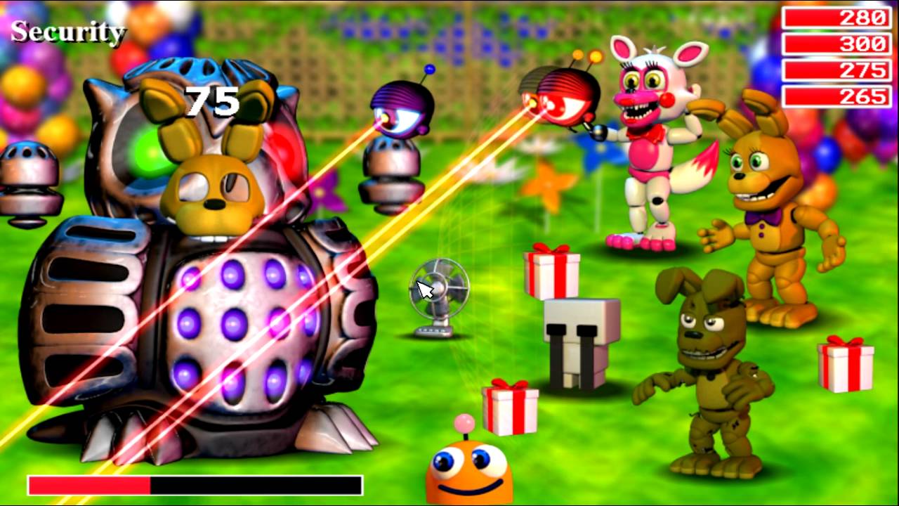 FNAF World Security Boss Fight - YouTube