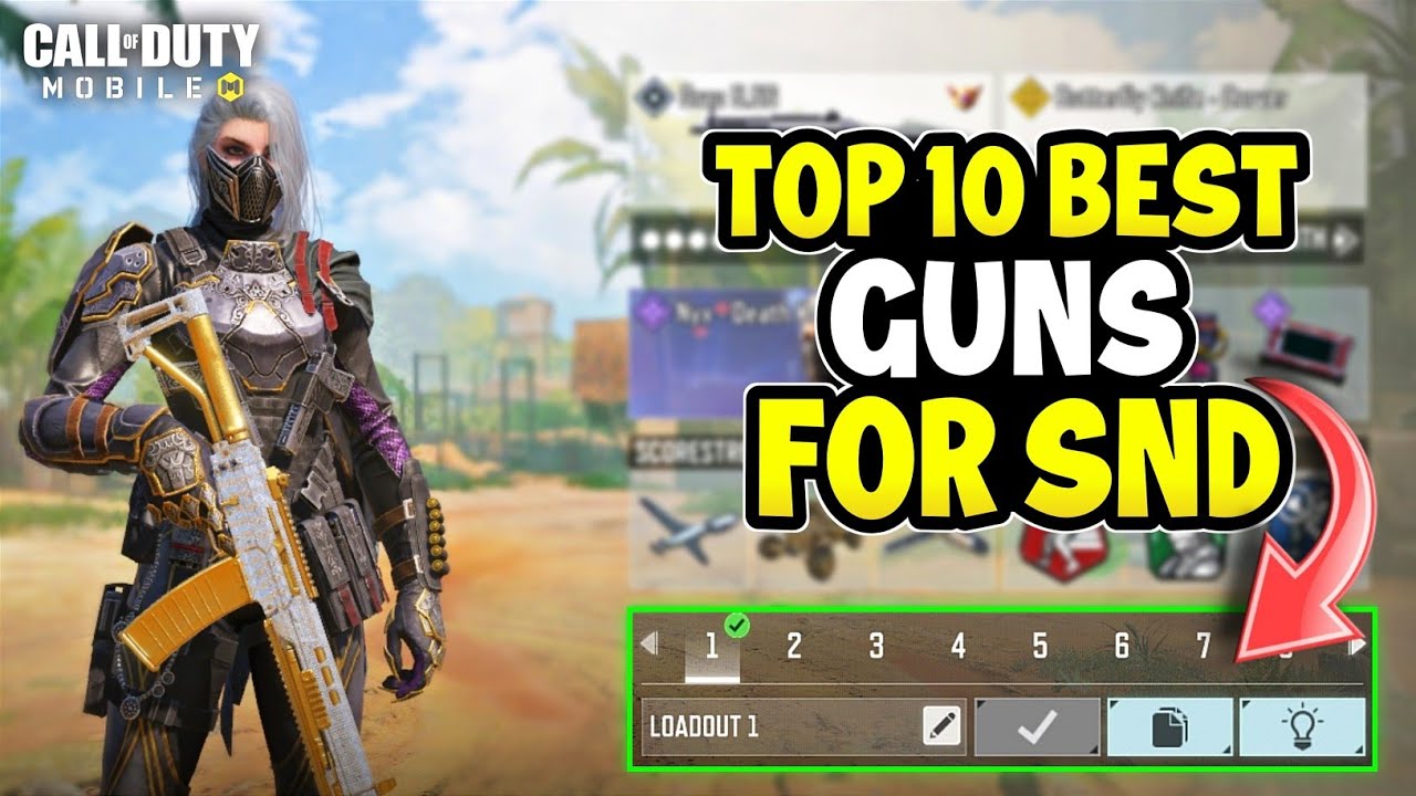 Top 10 Best Guns for Search & Destroy in CODM Season 7 | Gunsmith ...