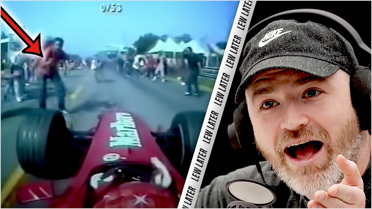 Fans Mob Race Track To meet F1 Driver While Racing... - YouTube