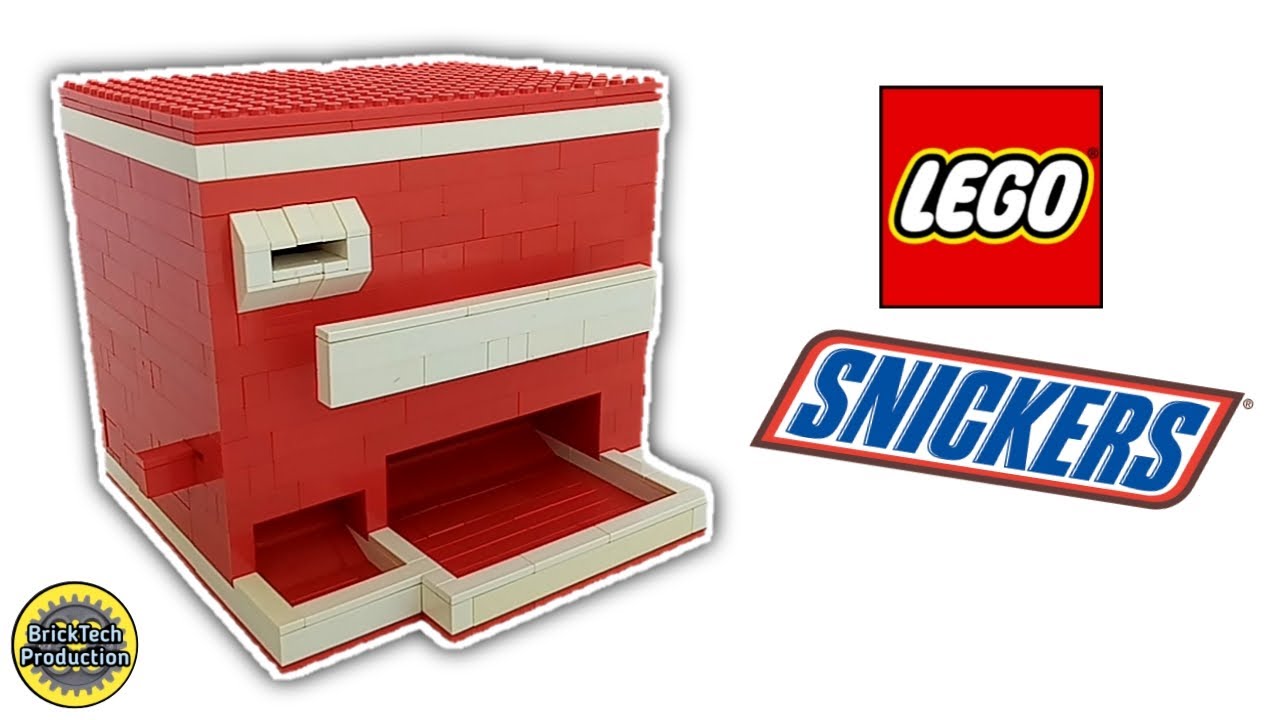 LEGO Snickers Machine (With Change) - YouTube
