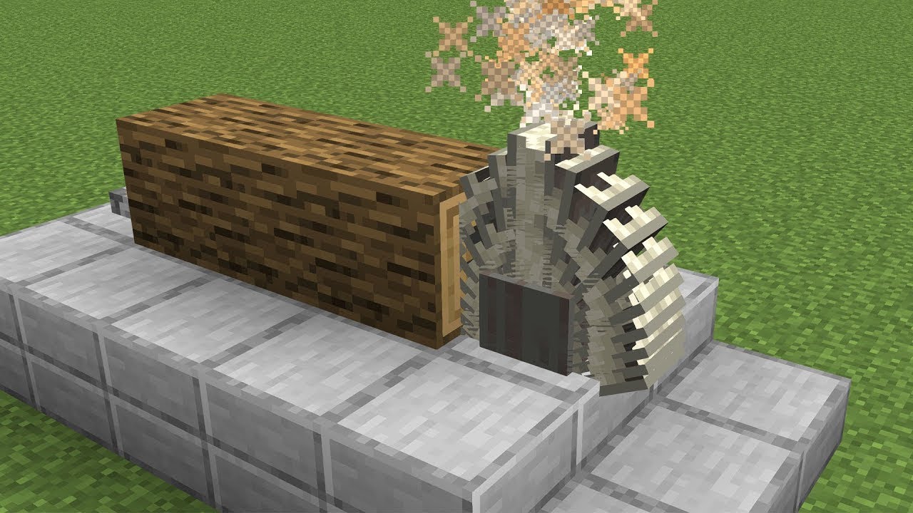 how to make saw in minecraft - YouTube