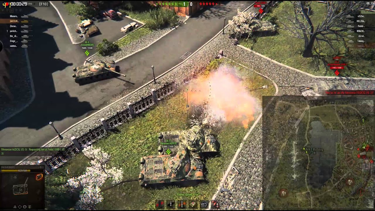 World Of Tanks echelon formation bug - YouTube