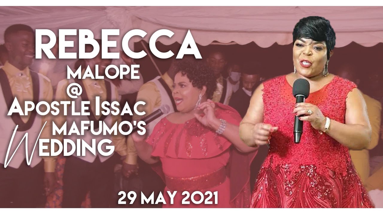 Rebecca Malope singing Angingedwa @ wedding of Apostle Isaac & Pastor ...