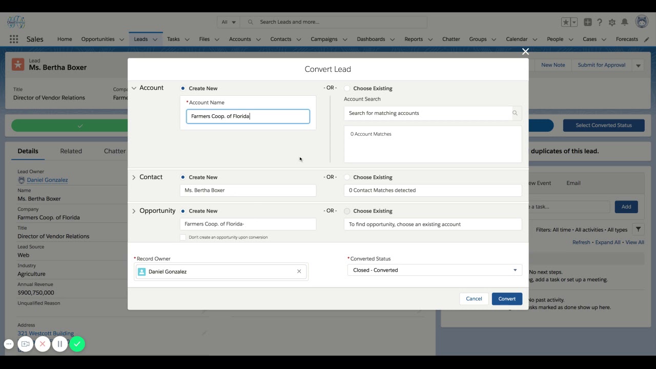 Salesforce Lead Conversion Explained YouTube Salesforce Lead Conversion Explained YouTube